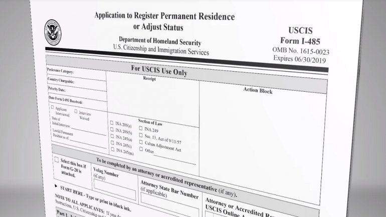 Estos son los cambios en el formulario I-485 para solicitar residencia en EEUU