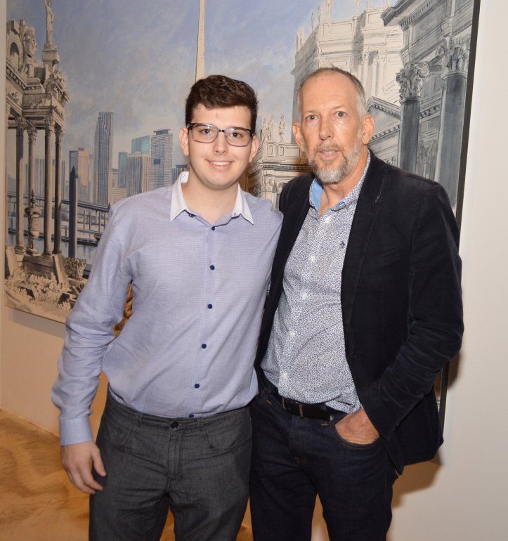 Mágica y extraordinaria inauguración de arte