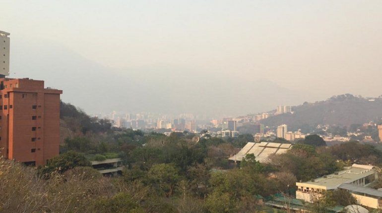 Densa calima envuelve a Caracas