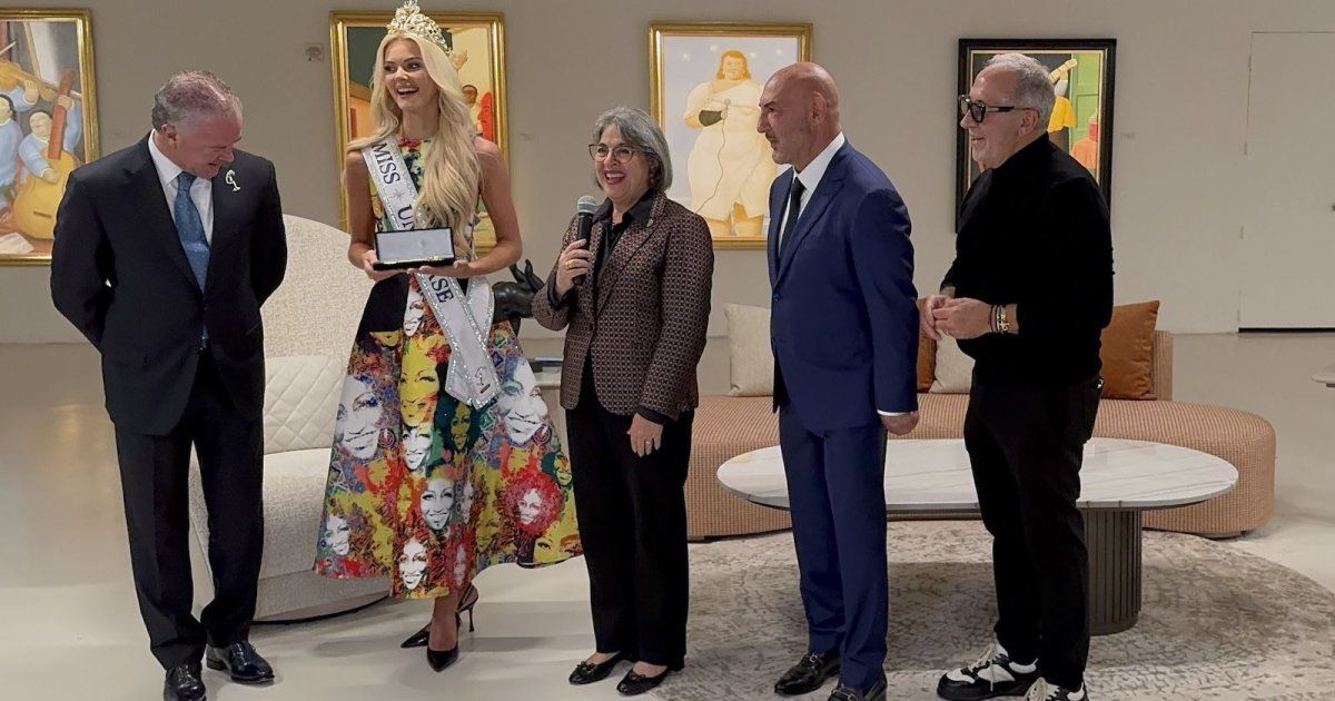 Miss Universo Victoria Kjær Theilvig recibe las llaves de Miami