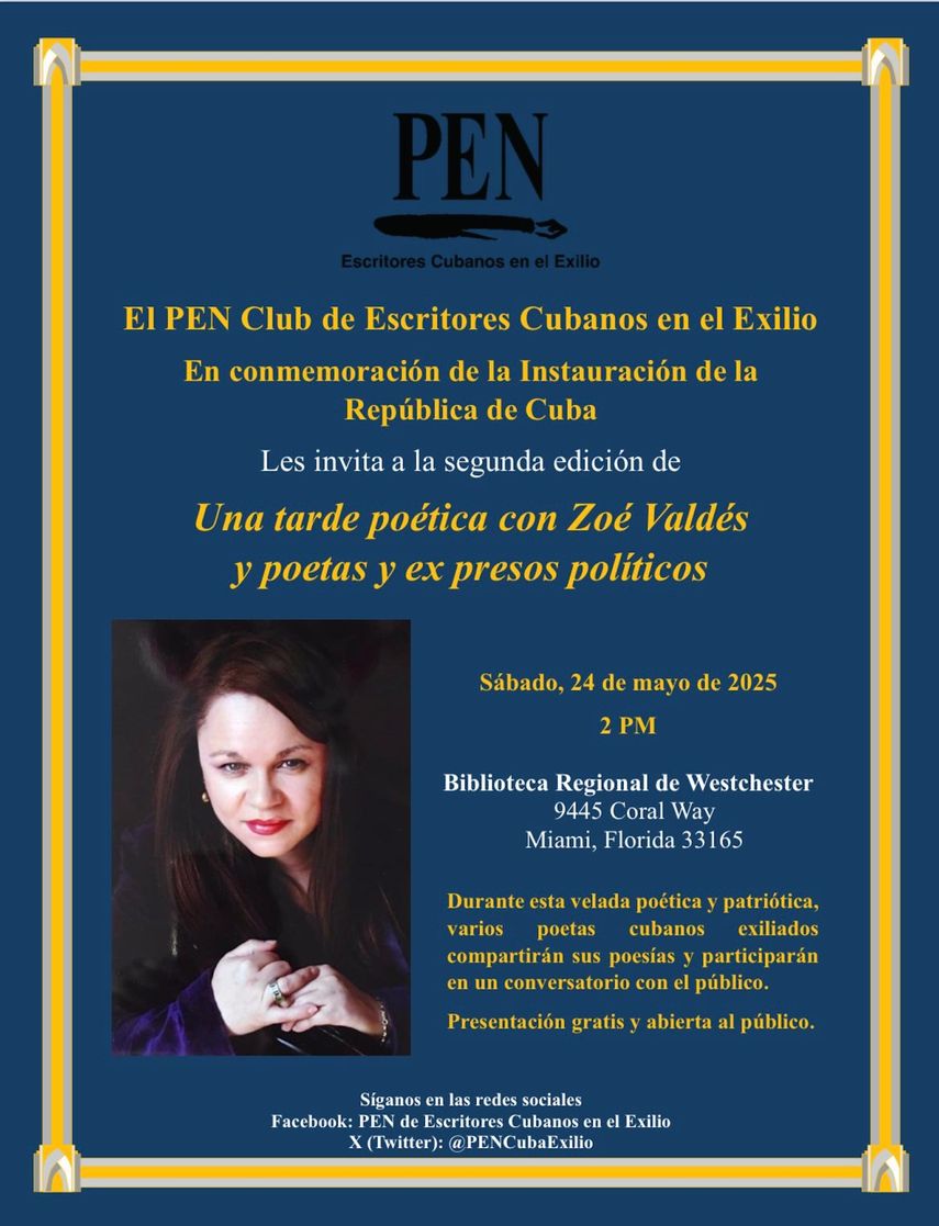 Zoé Valdés presenta en Miami su nuevo ensayo: De las palabras y el silencio