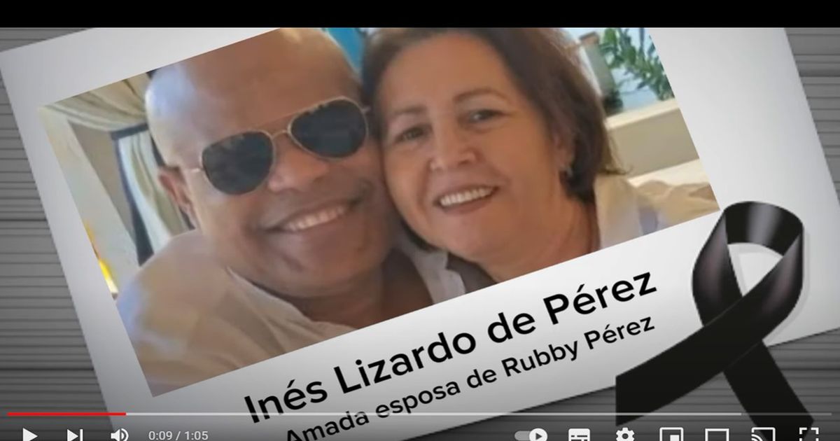 El cantante Rubby Pérez de luto por la muerte de su esposa