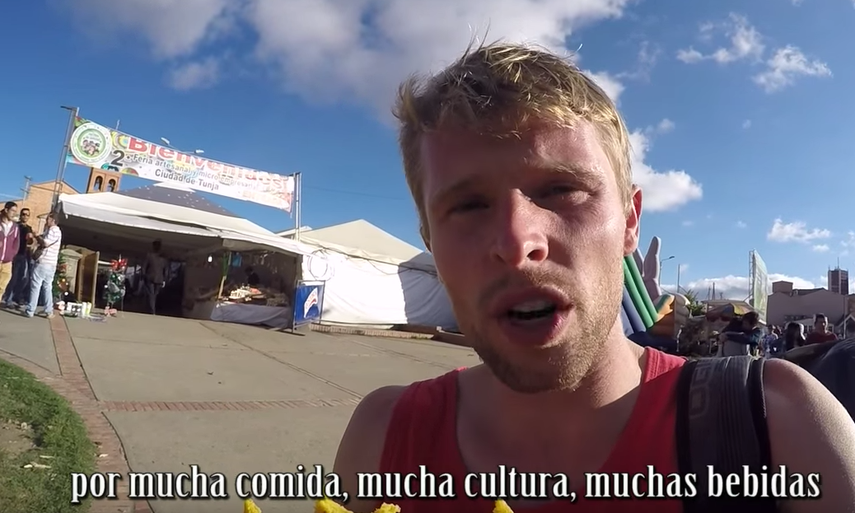 Gringo come en Colombia por menos de $5 y su video causa furor en las redes