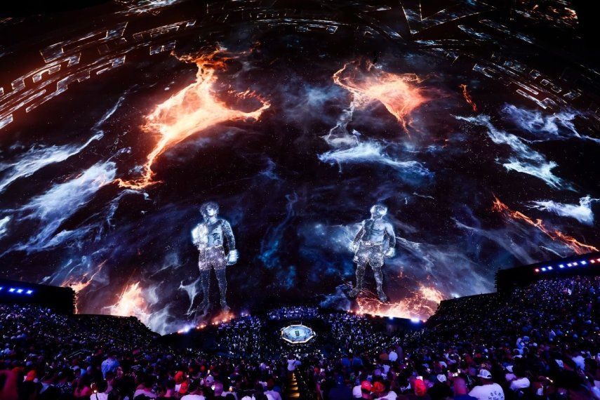 UFC se luce en The Sphere en una noche en la que México queda en deuda