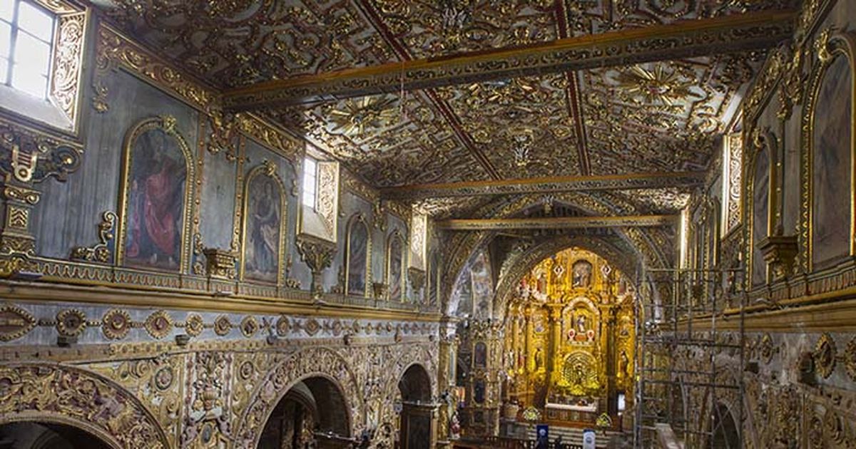 Restauración exprés para emblemático templo de Quito ante la visita papal