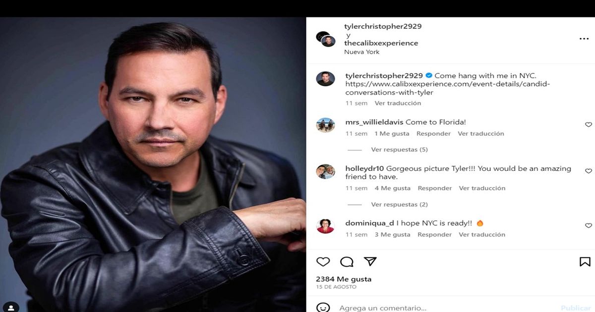 Fallece Tyler Christopher, actor de General Hospital, a los 50 años