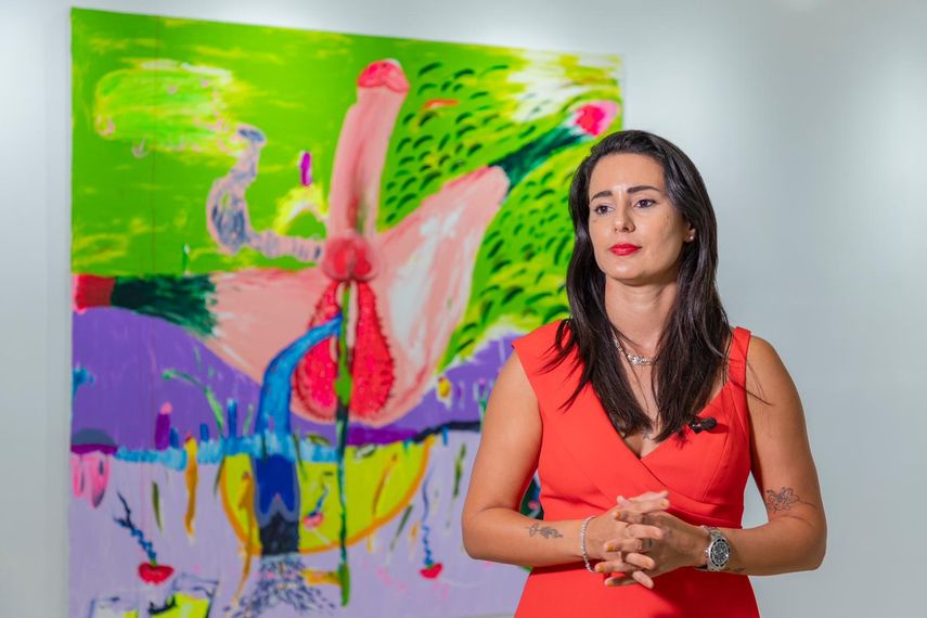 Libre y a todo color, Gabriela Martínez florece en Miami