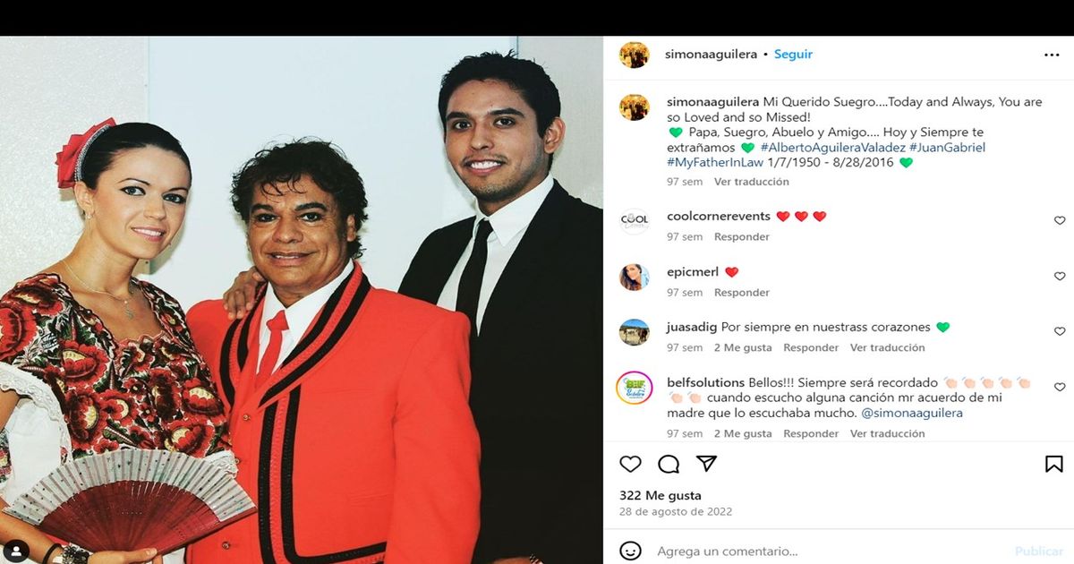Familia de Juan Gabriel de luto tras muerte de nieto del cantante