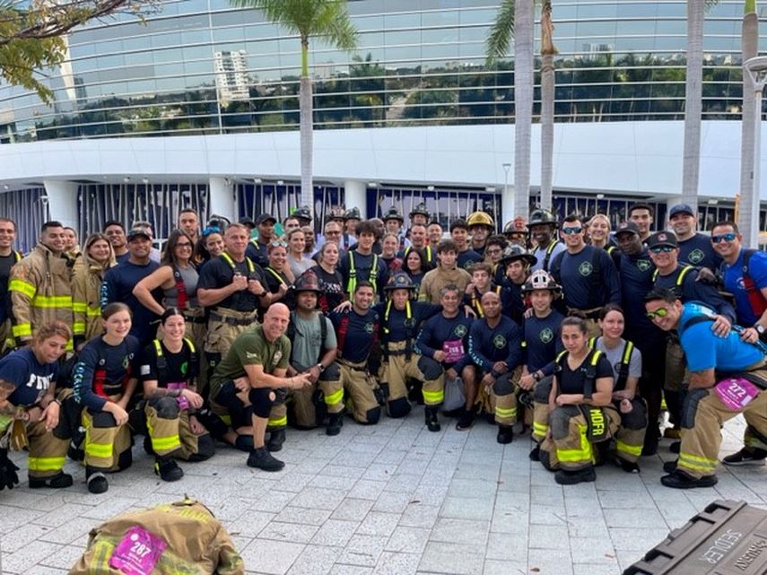 Bombero de Florida lucha contra enfermedad pulmonar y lidera el Fight ...