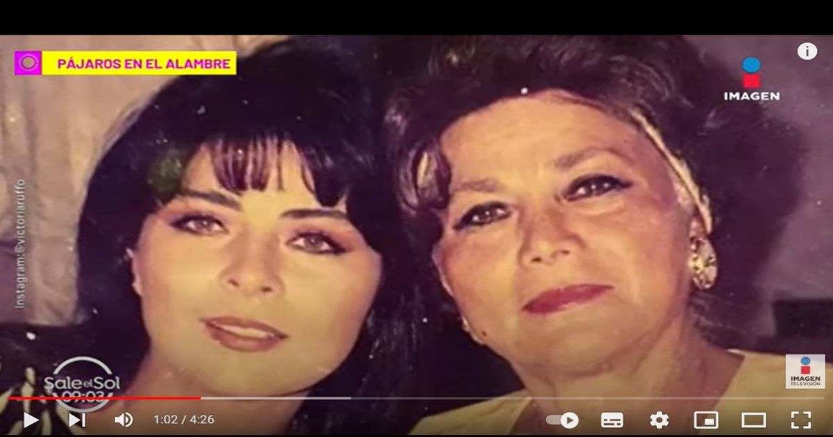 Victoria Ruffo, tras muerte de su mamá: Se fue tranquila
