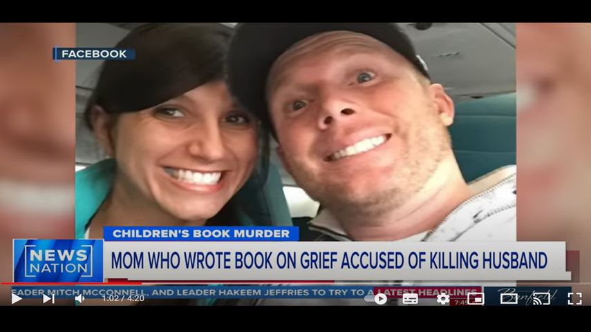 Autora es acusada del asesinato de su esposo en EEUU