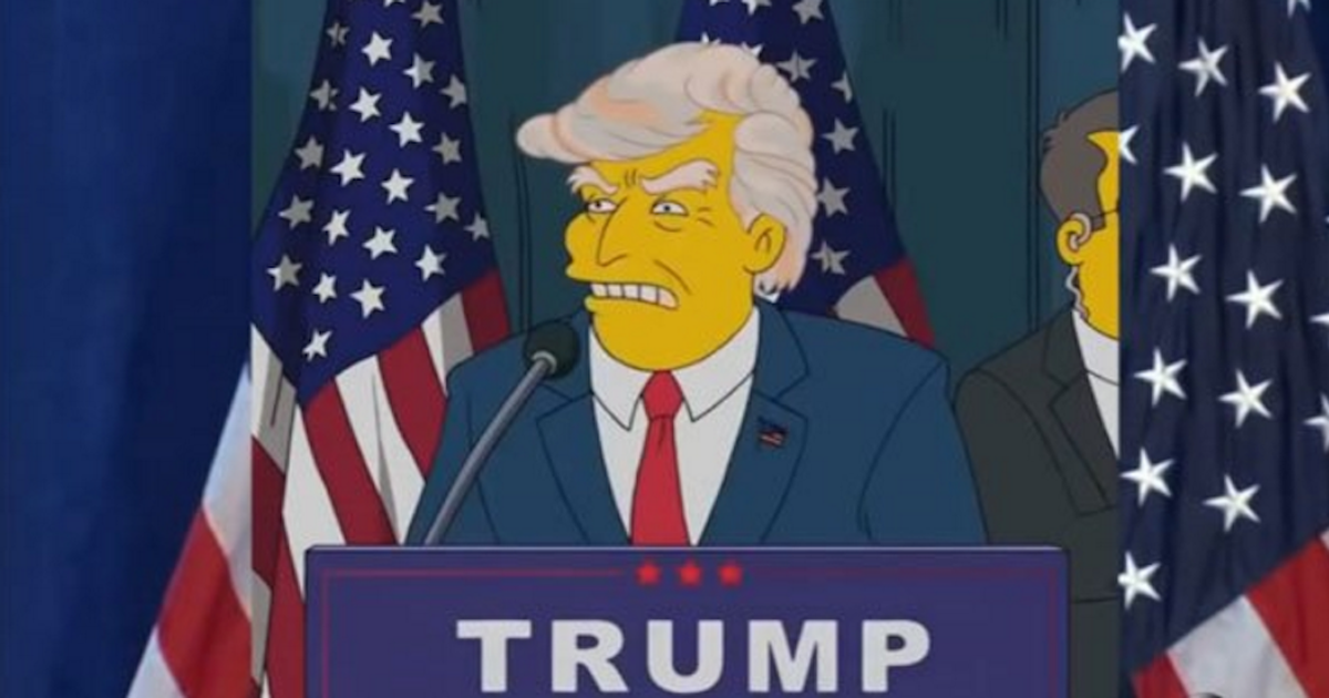 Los Simpsons desatan las redes con animación sobre triunfo de Donald Trump