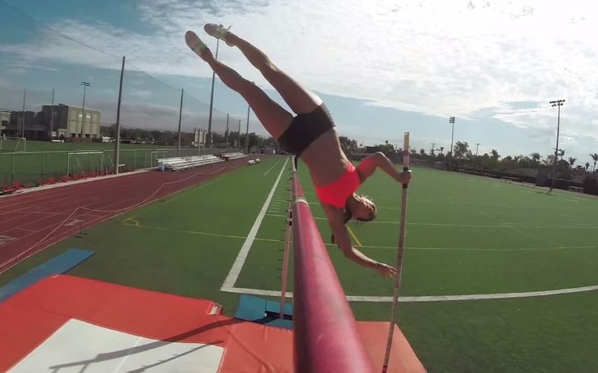VIDEO: Cómo se vive un salto en garrocha