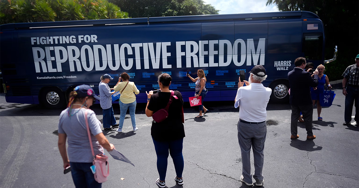 Harris refuerza su mensaje pro-aborto en Florida mientras los ...