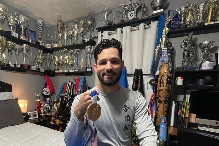 El bronce olímpico brilla en una casa de Hialeah