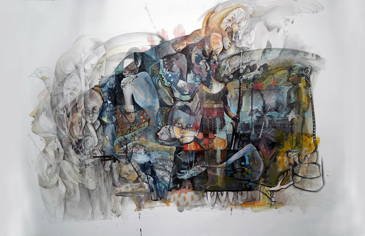 El pintor Felipe Alarcón Echenique apuesta por el color del trópico