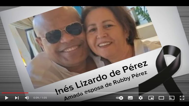 El cantante Rubby Pérez de luto por la muerte de su esposa