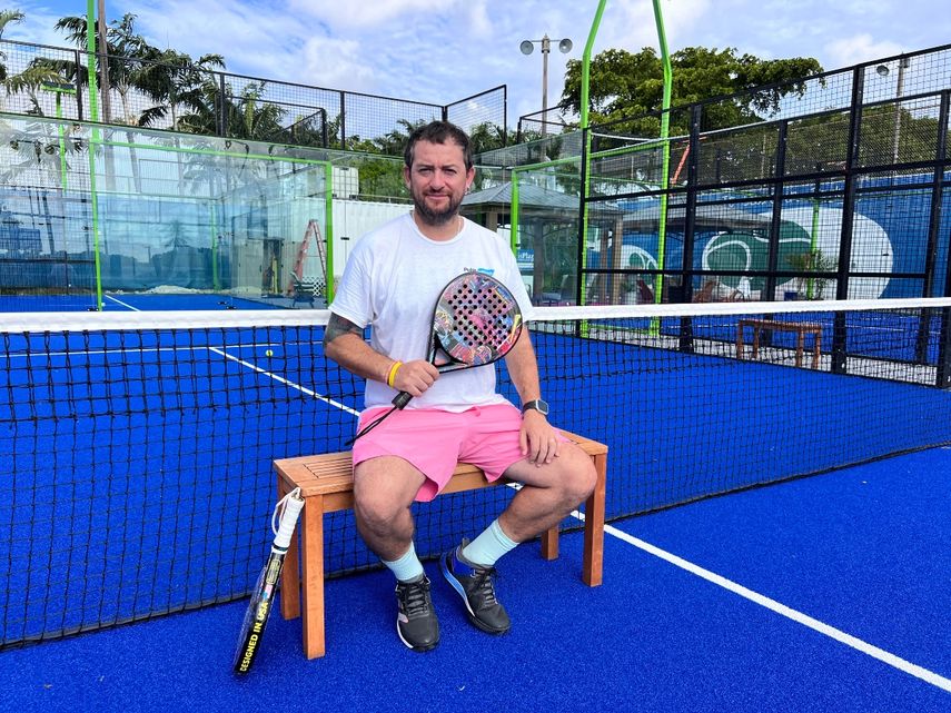 Andrés Contreras se establece como un revolucionario del pádel en Miami