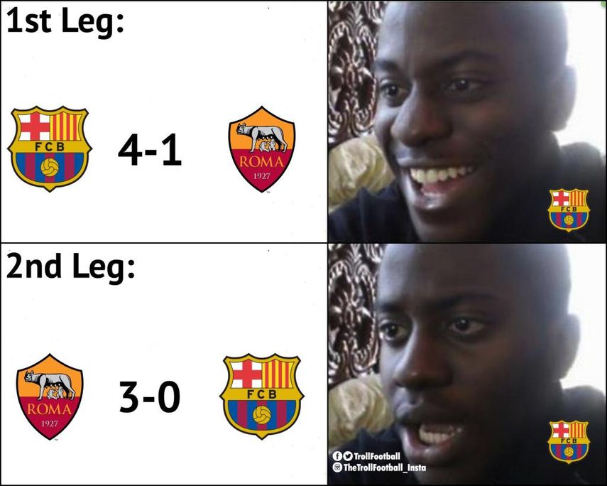 Los mejores memes que dejó la inesperada eliminación del Barcelona