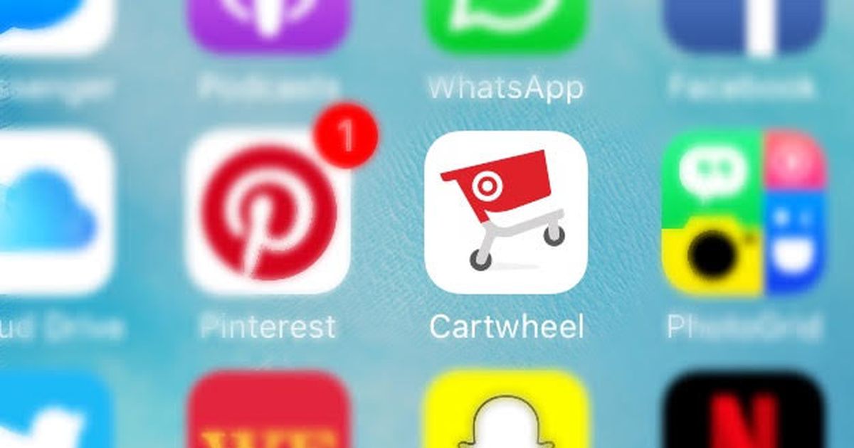 Pasos para usar el app de Target, Cartwheel