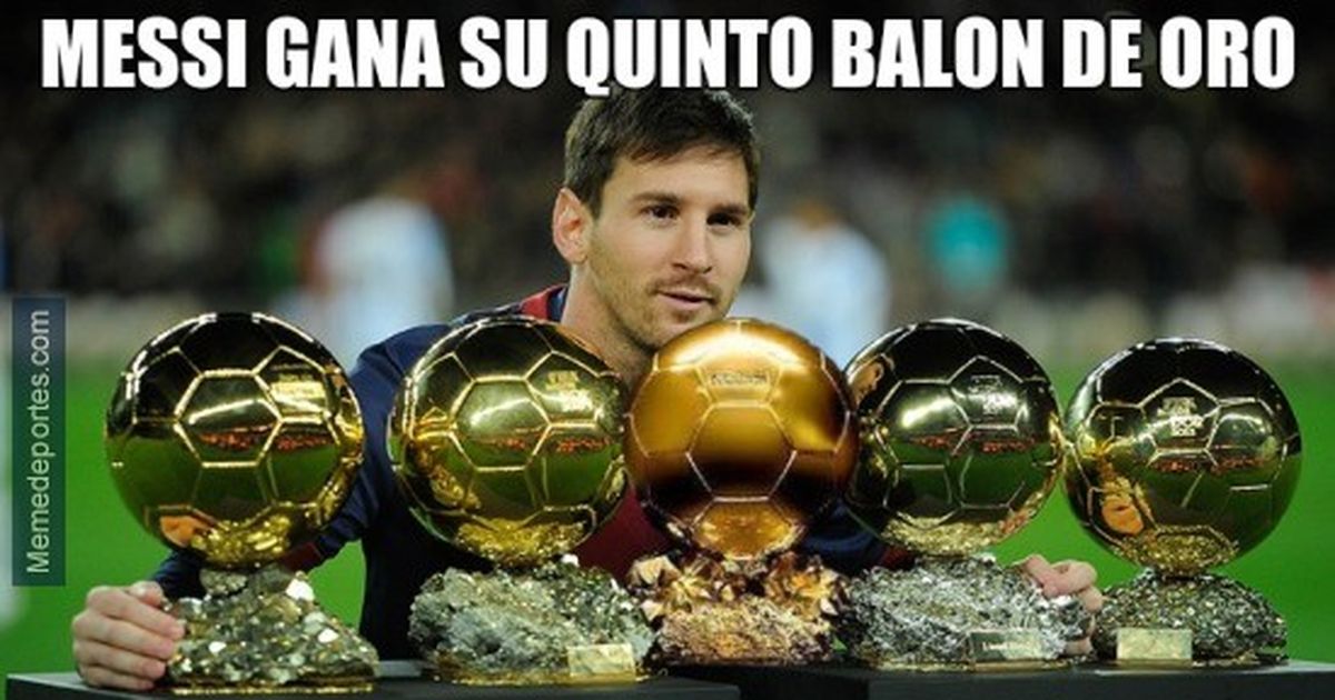 Los mejores memes del triunfo de Messi en el Balón de Oro