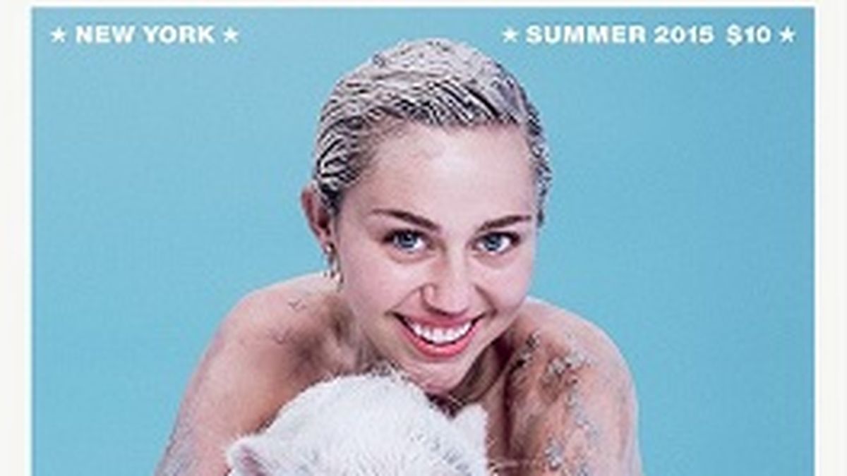 Miley Cyrus posa desnuda para la portada de Paper