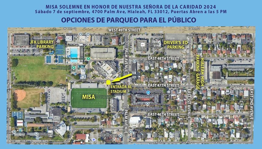 Miami celebra a la Virgen de la Caridad con un evento inusual