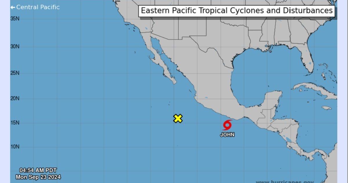 La tormenta tropical John se forma en el Pacífico y podría causar inundaciones en el sur de México