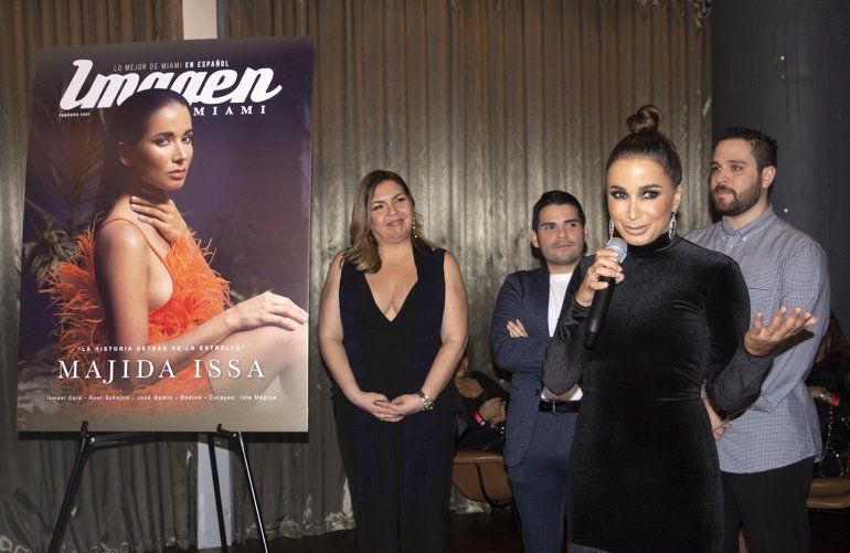 Majida Issa engalana la portada número 14 de la revista Imagen Miami
