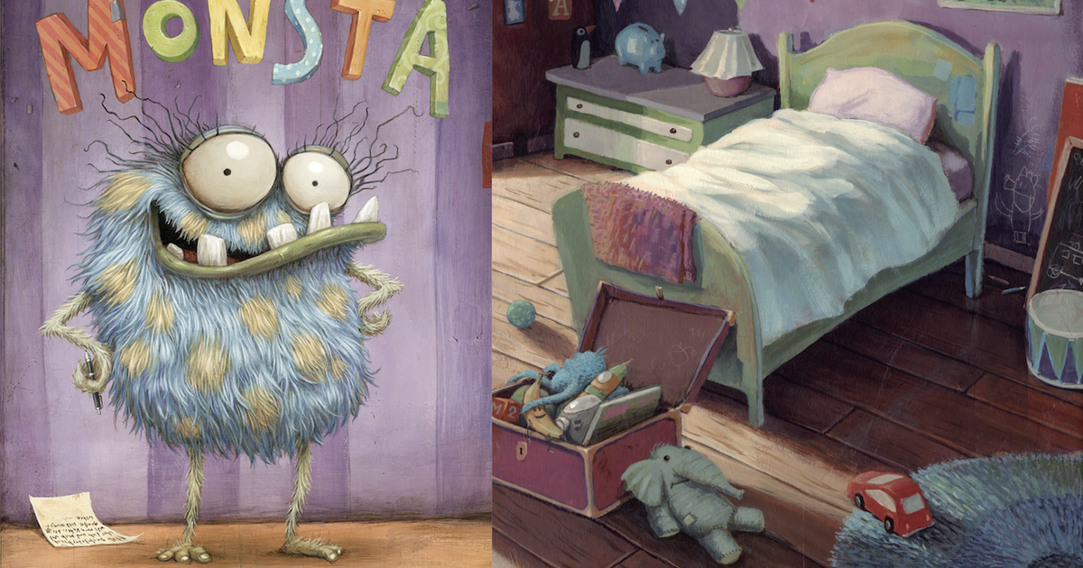 Monsta, un libro infantil de un monstruo que ya no asusta