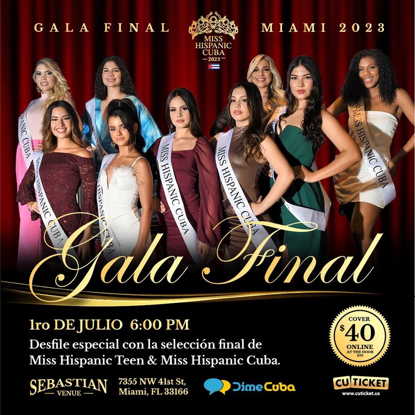 Miami celebra 1a. edición de Miss Hispanic Cuba