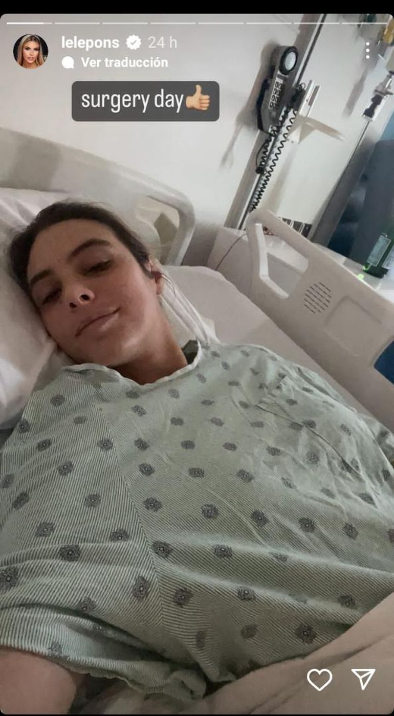 Lele Pons es operada de emergencia