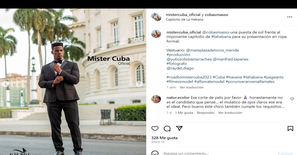 Míster Cuba 2023 renuncia al título por razones personales