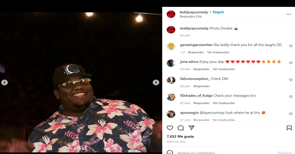 Fallece el comediante y actor Teddy Ray a los 32 años