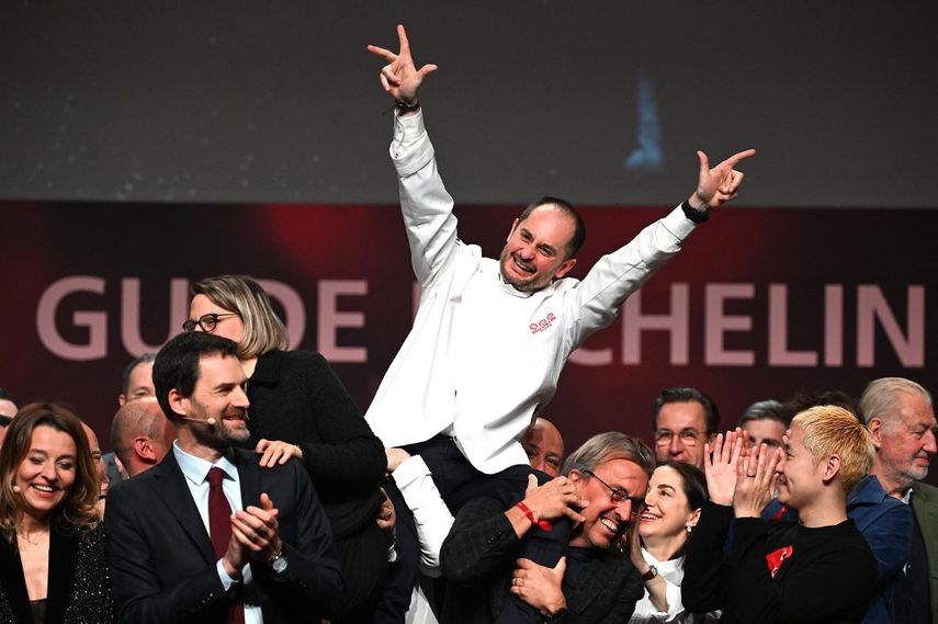 El chef Alexandre Couillon gana su tercera estrella Michelin