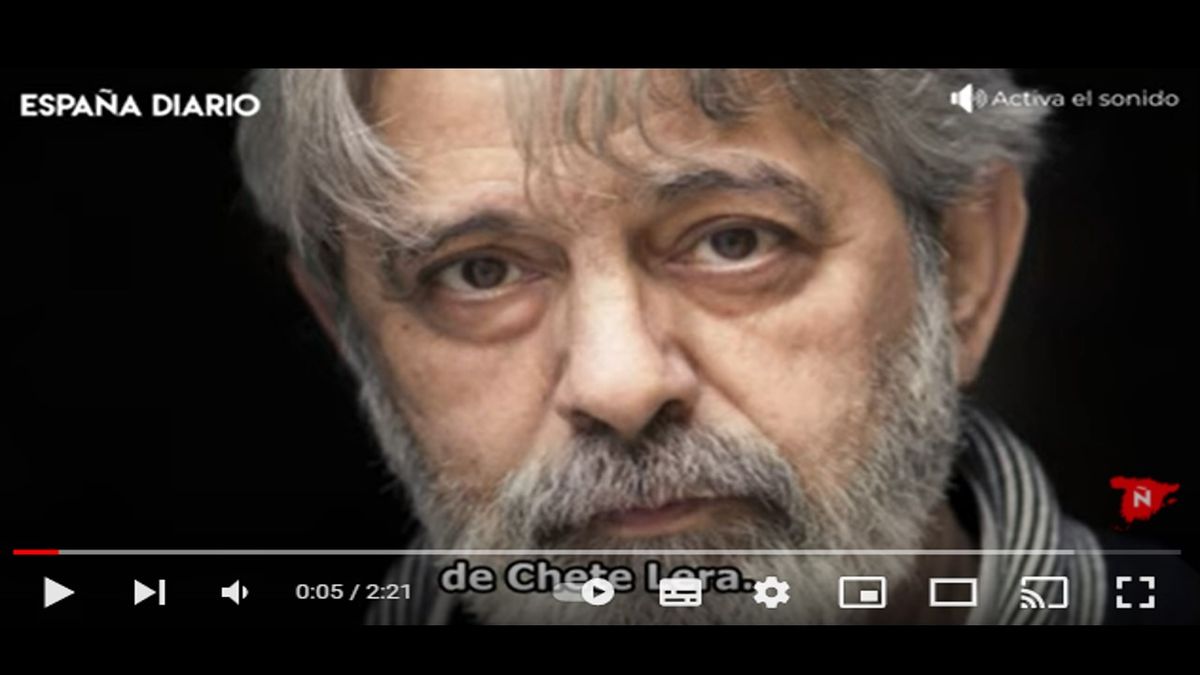 Muere el actor Chete Lera en un accidente de tránsito