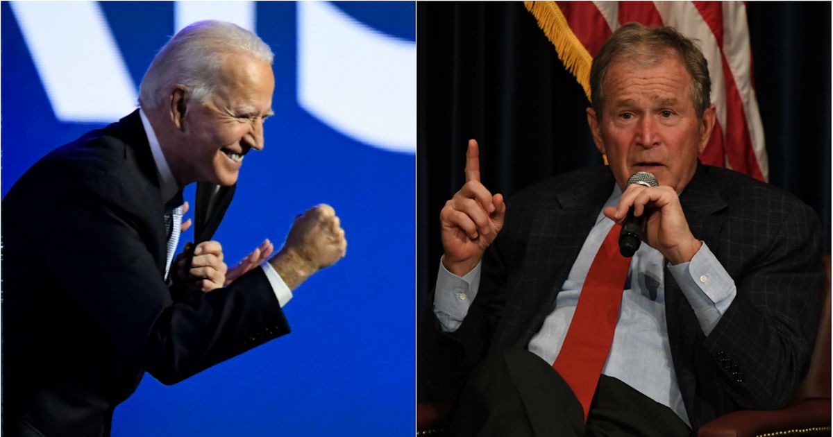 El mensaje que el expresidente Bush le envió a Joe Biden