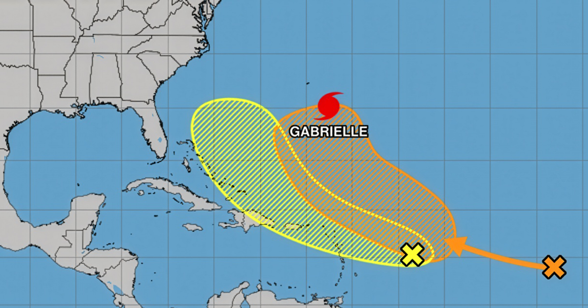 Huracán Gabrielle se fortalece en el Atlántico y expertos vigilan dos nuevas ondas tropicales