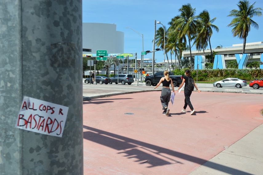 Protestas en Miami marcan la pauta de sentir social