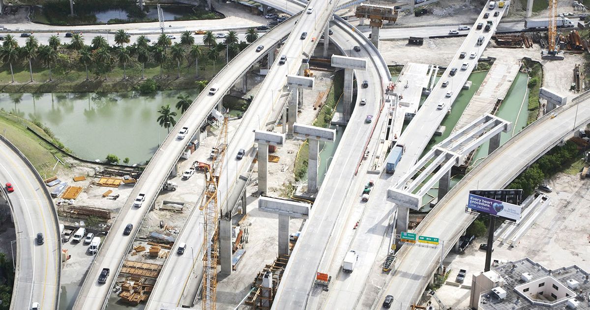 Miami: comienzan cierres nocturnos en tramo de Dolphin Expressway