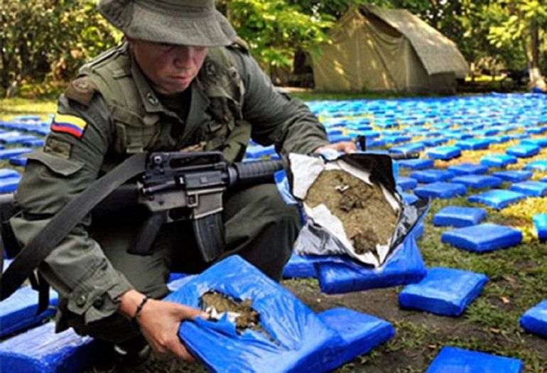 Incautan 5.2 toneladas de cocaína en Pacífico colombiano