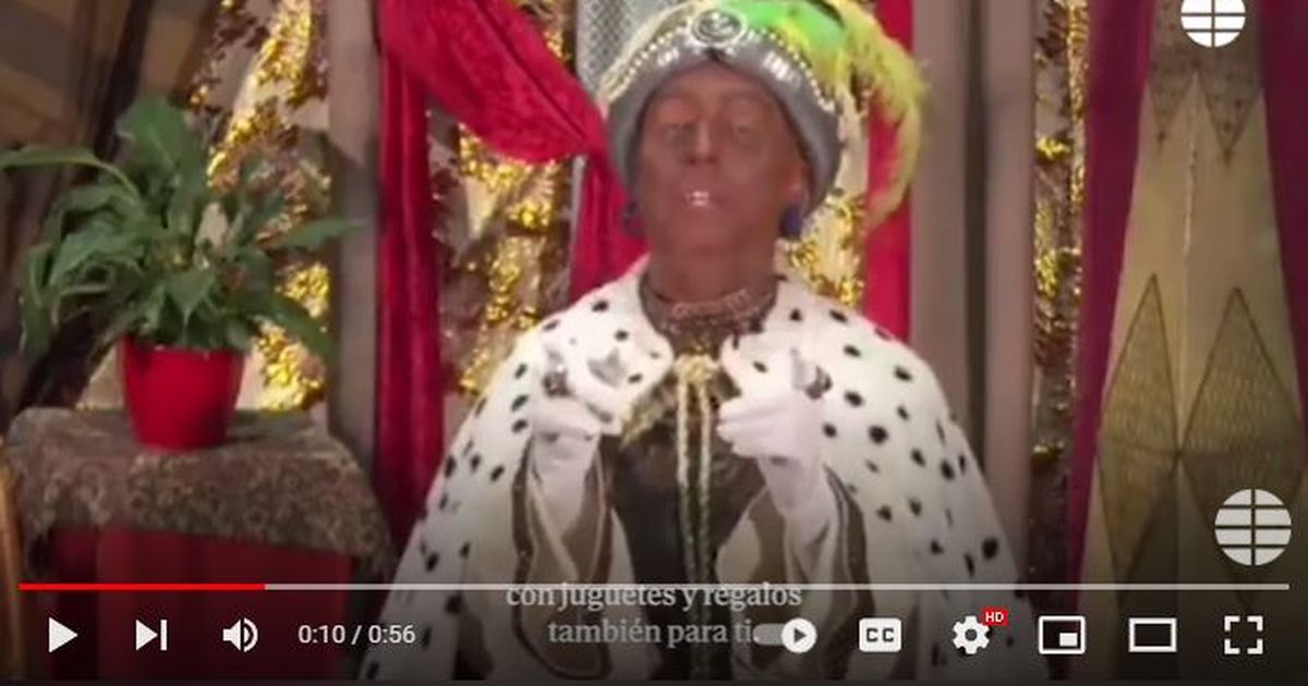 Madrid se disculpa porque un actor blanco representó al rey mago Baltasar