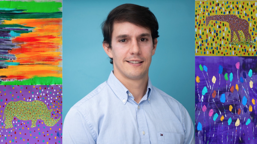 Carlos Porras, el pintor venezolano que enamora a Nueva York