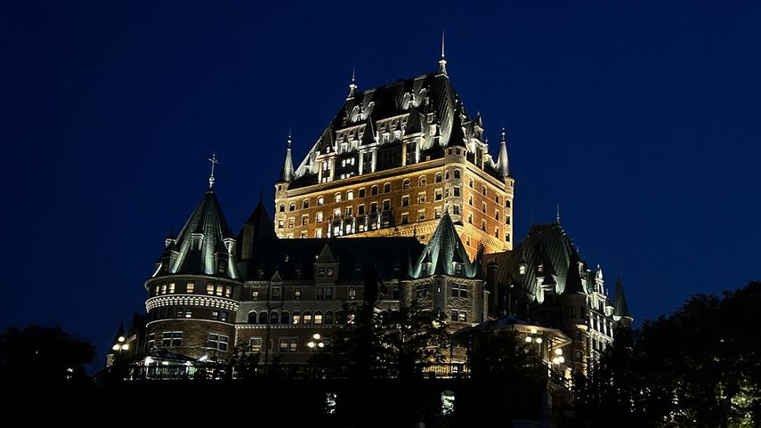 Chateau Frontenac in Quebec City, a living museum, full of history
