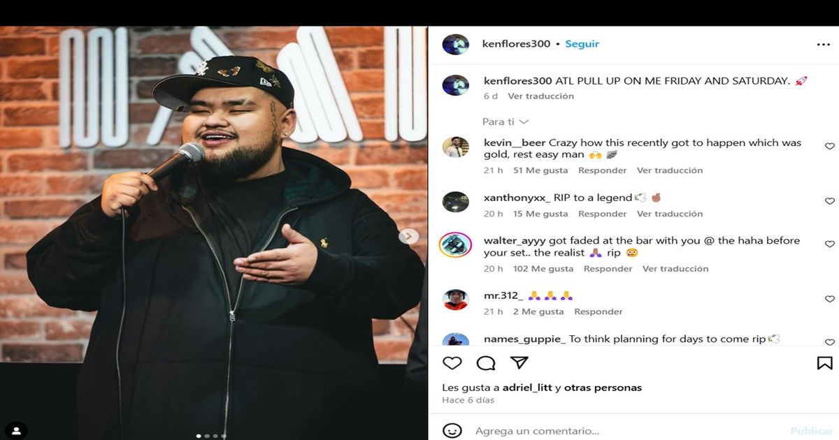 Reportan muerte de comediante Ken Flores a los 28 años