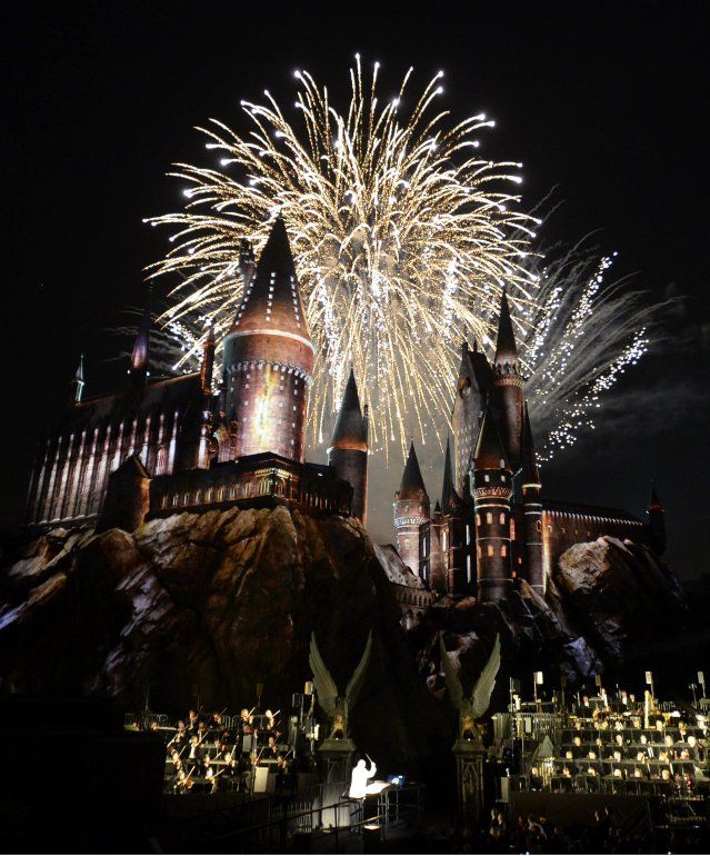 El castillo de Hogwarts cobra vida en Hollywood