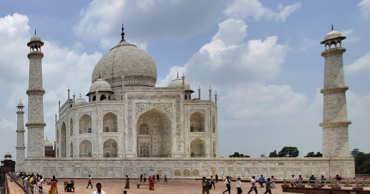 India: el Taj Mahal en peligro de quedar bajo el agua