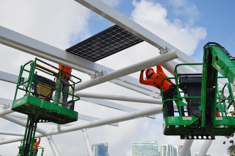 En Miami, Bayfront Park se viste de energía solar para cuidar el medio ...