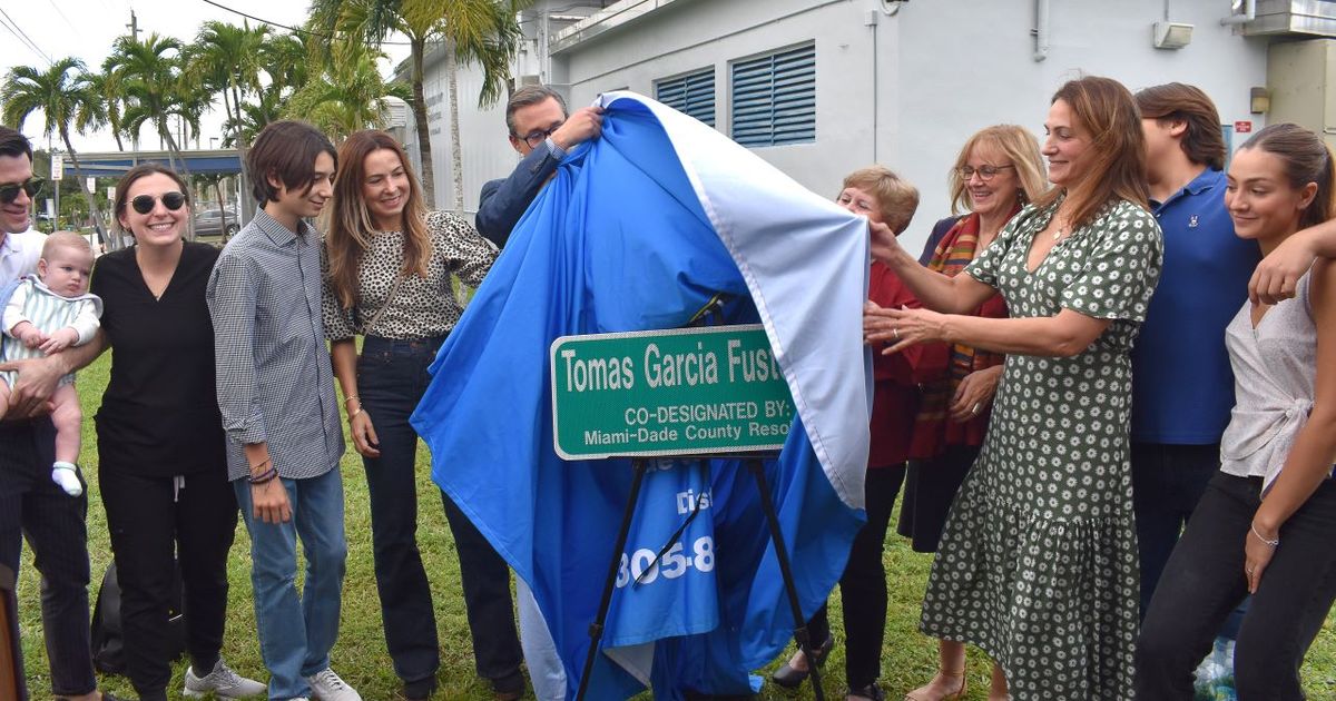 Tomás García Fusté recibe calle en su honor en Miami