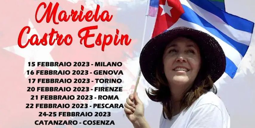 Ironía: Mariela Castro habla en Italia de familia y DDHH